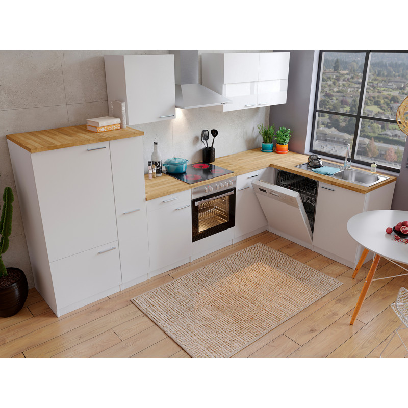 Cuisine d'angle complète contemporaine 310 cm Montego