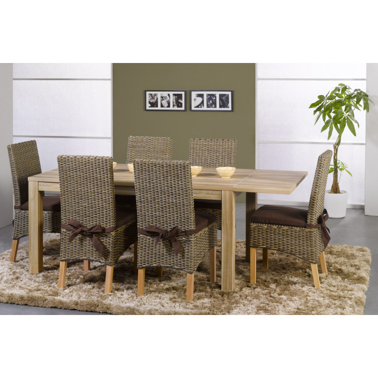 Allonge de table chêne gris Cobra