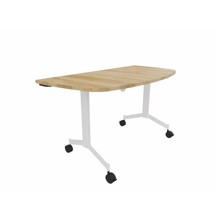 Table d'extension demi-lune mobile abattante Fenix