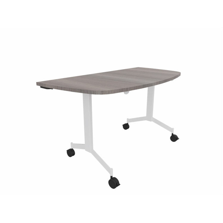 Table d'extension demi-lune mobile abattante Fenix