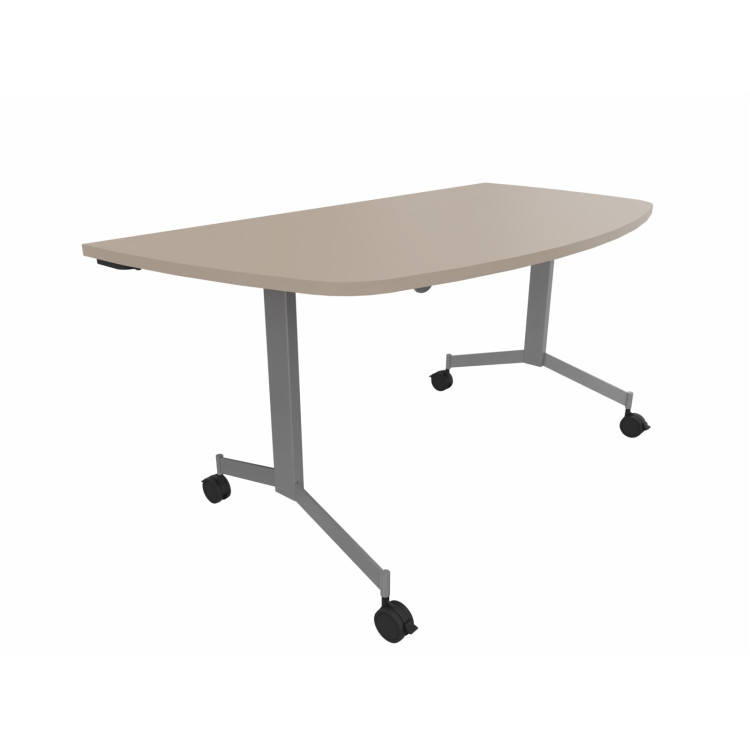 Table d'extension demi-lune mobile abattante Fenix