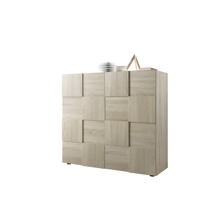 Buffet haut moderne chêne samoa Milenor