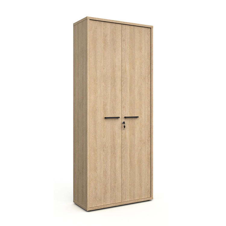 Armoire haute de bureau contemporaine chêne sable Lexos