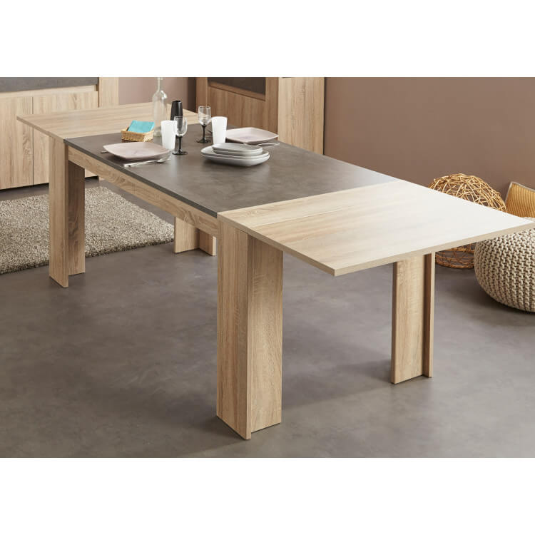 Allonge de table coloris chêne Avorio