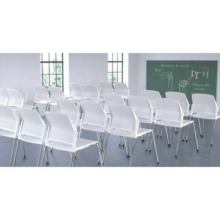 Chaise visiteur classique en PVC Player