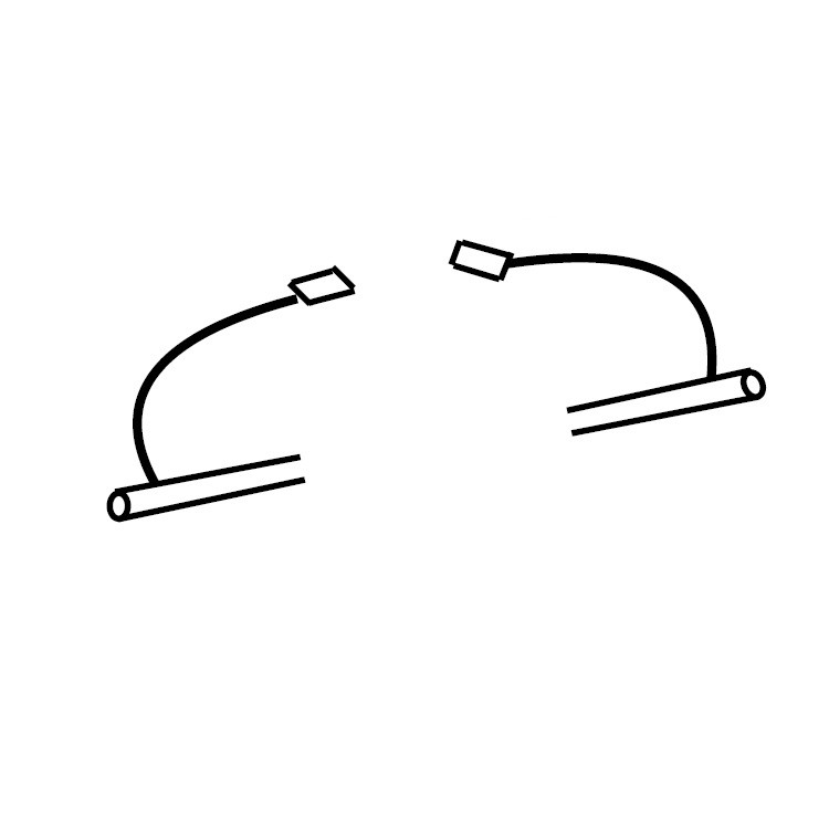 Eclairage Led pour lit (2 lampes)