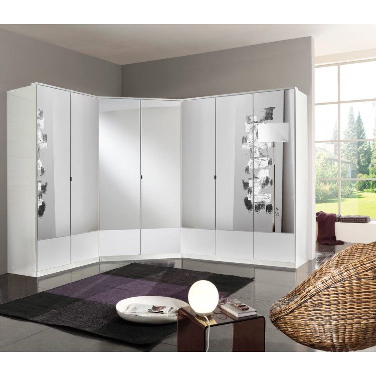 Armoire d'angle contemporaine Adagio | Matelpro
