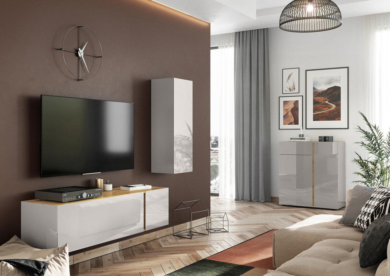 Armoire murale moderne Tessa