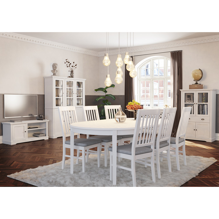 Table A Manger Ovale Blanche