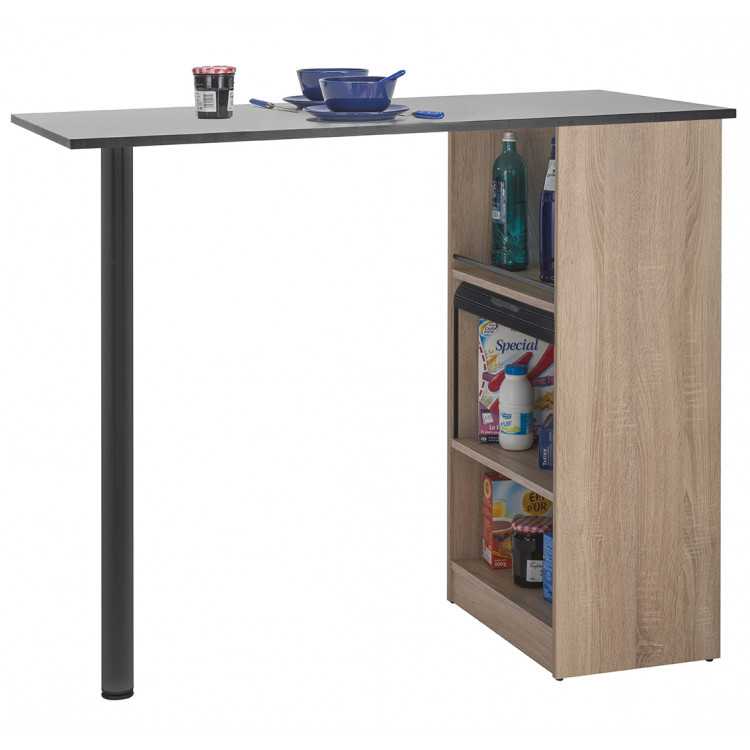 Table comptoir de cuisine contemporaine Rudie