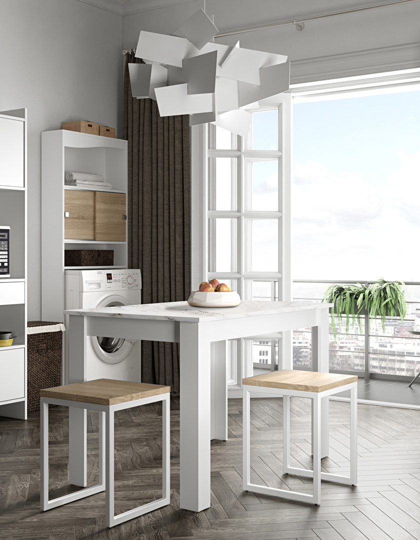 Table de cuisine contemporaine Noelia