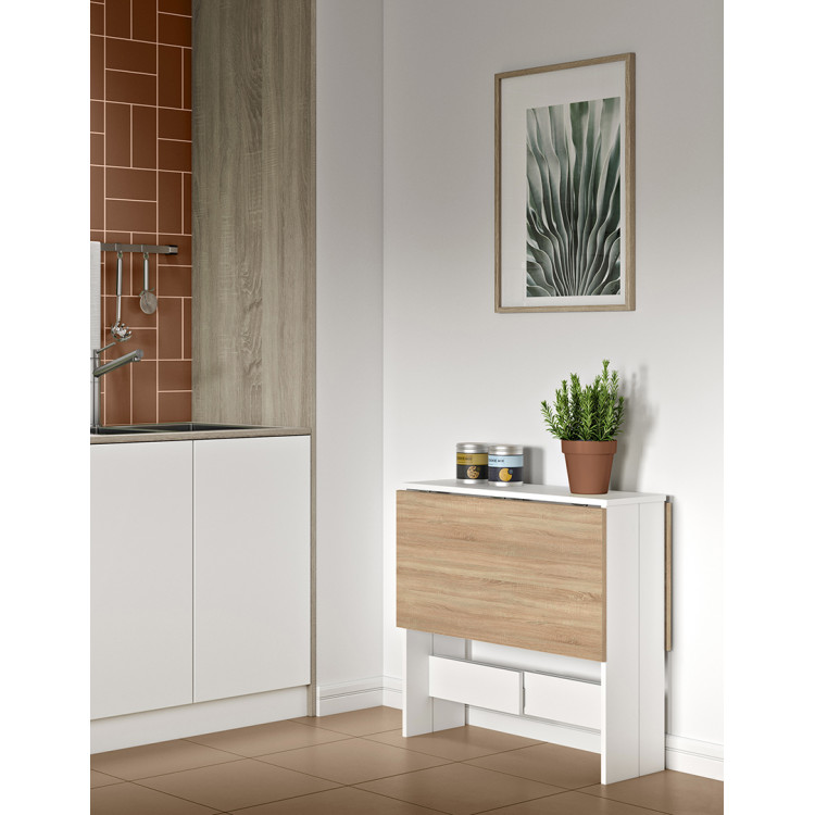 Table de cuisine pliante contemporaine Giroflee