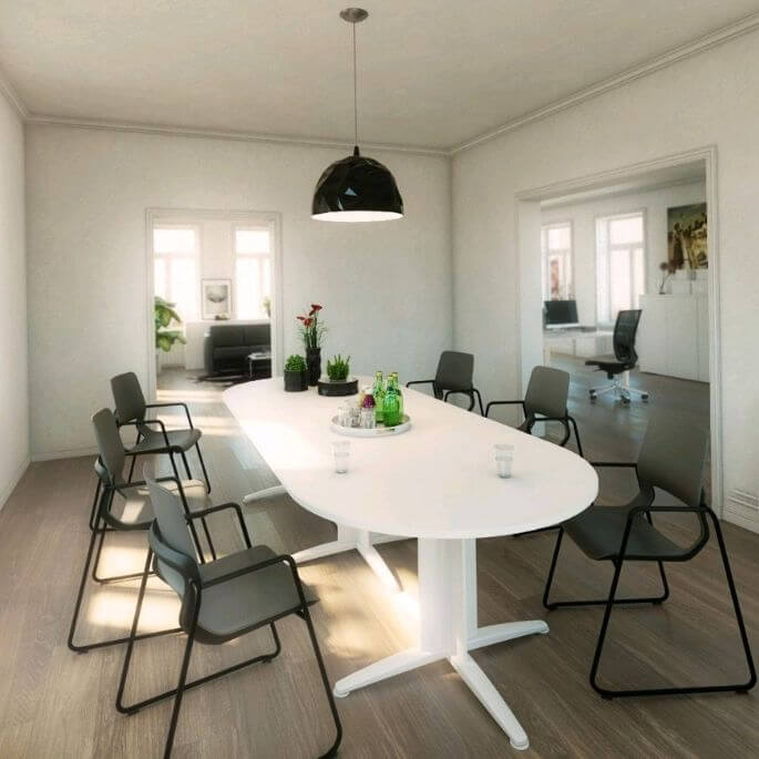 Quelle forme choisir pour sa table de réunion ? | Guides d’achat ...