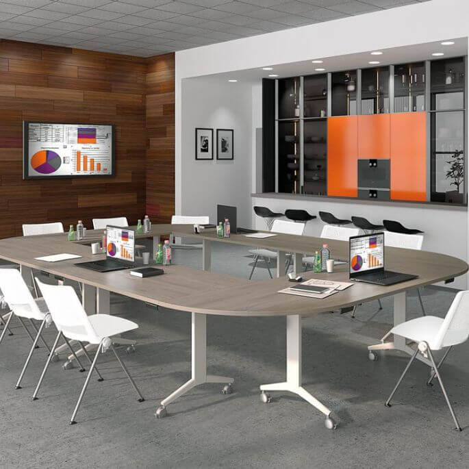 5 raisons d'avoir des tables de réunions modulables| Guides d’achat ...
