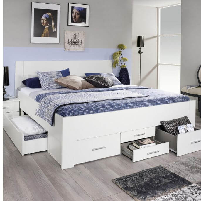 Les lits adultes avec rangements | Guides d’achat Matelpro.com